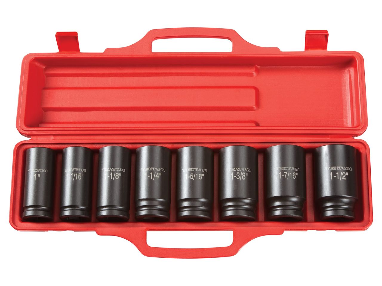 3/4 Inch Drive Deep 6-Point Impact Socket Set, Inch (8-Piece) | TEKTON ...