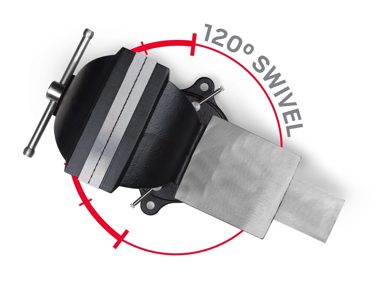 8 Inch Swivel Bench Vise | TEKTON | 54008