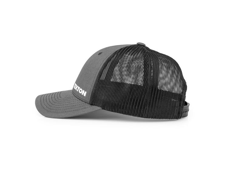 Tekton Low Profile Mesh-Back Hat, Dark Gray (White Logo) | TEKTON