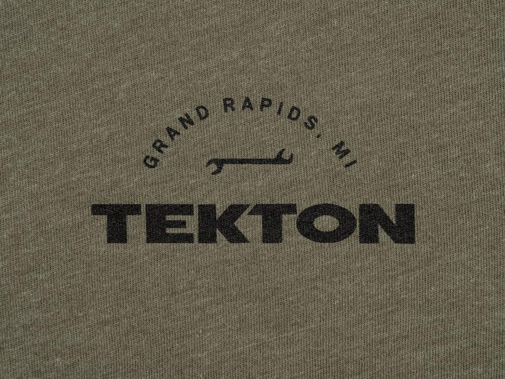 Heather Green Tekton Logo T-Shirt (Large) | TEKTON