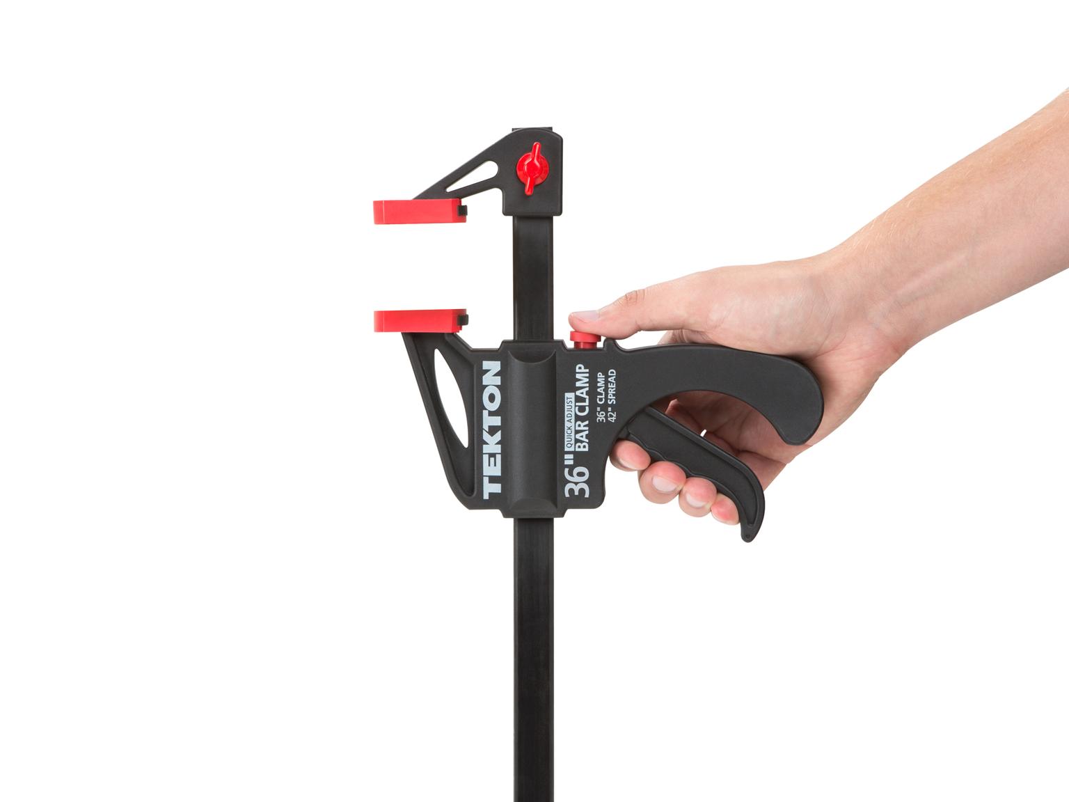36 Inch Ratchet Bar Clamp / 42 Inch Spreader Set, 2-Piece | TEKTON ...