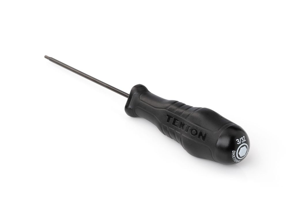3/32 Inch Hex High-Torque Black Oxide Blade Screwdriver | TEKTON