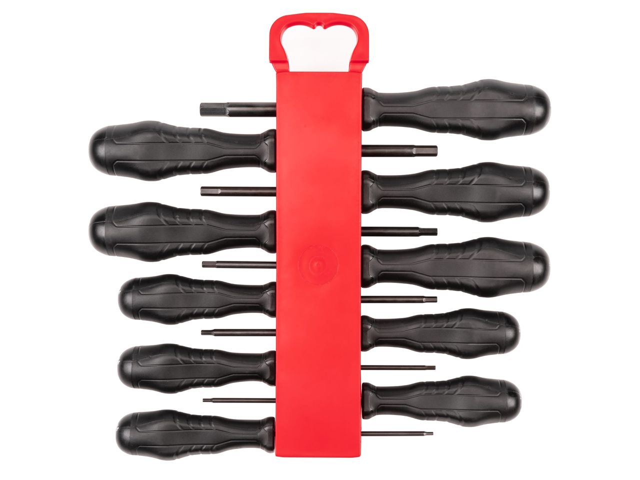 10-Piece Inch Black Oxide Blade Hex Driver Set with Holder | TEKTON