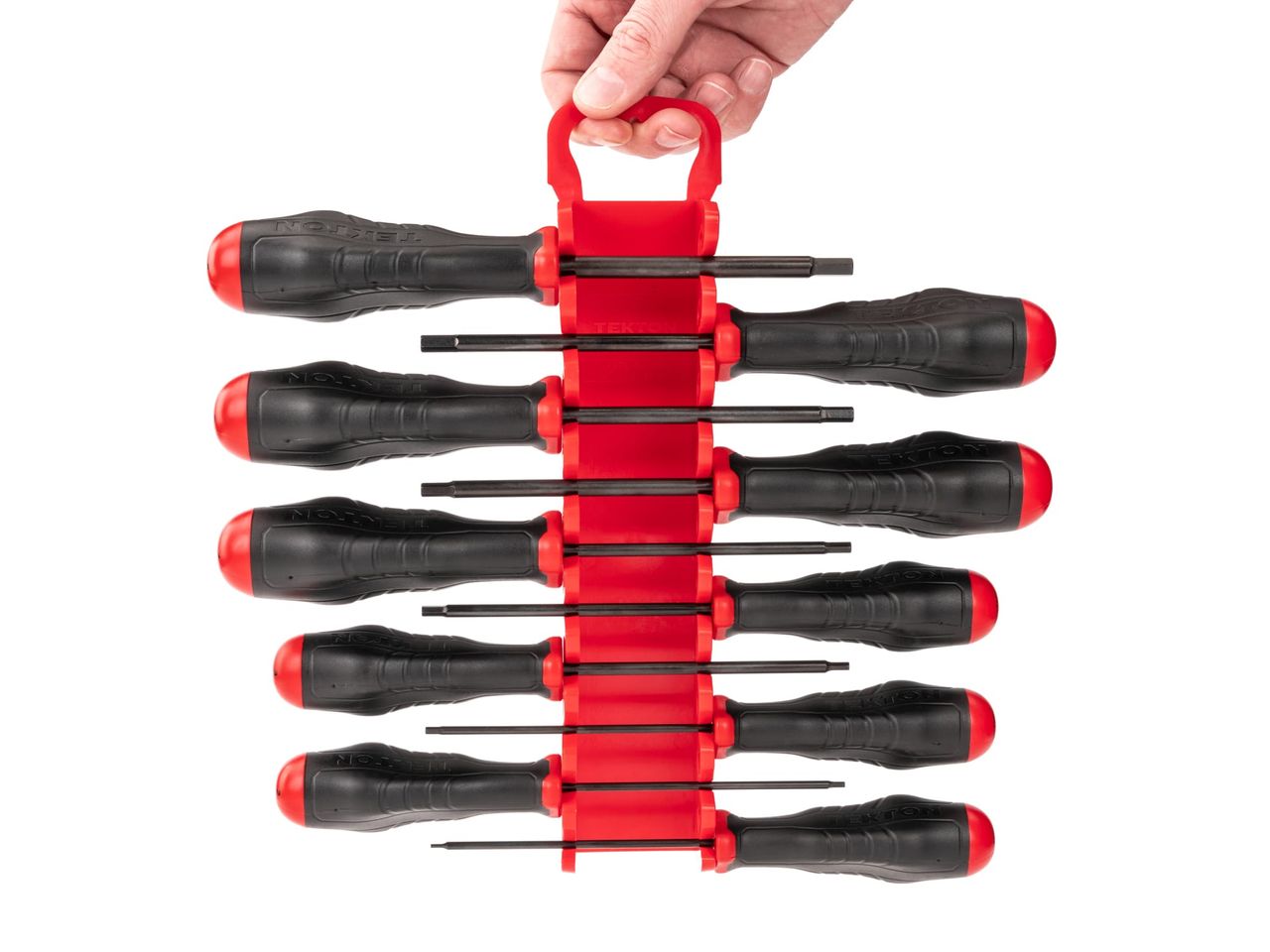 Hex High-Torque Screwdriver Set with Holder (1.5–6 mm) | TEKTON