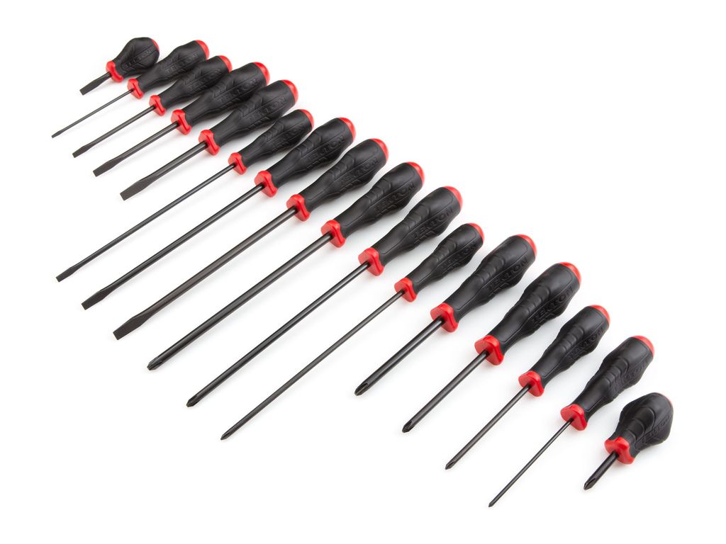 16-Piece Phillips/Slotted High-Torque Screwdriver Set (Black Oxide ...