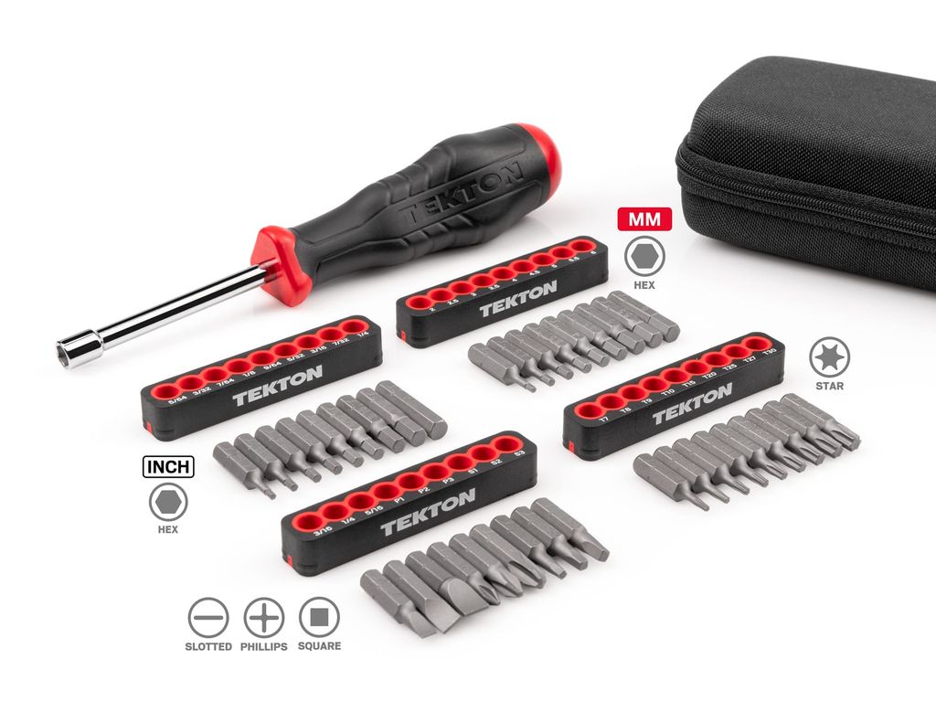 Everybit Tech Rescue Kit and 1/4 Inch Bit/Driver Set (83-Piece) | TEKTON