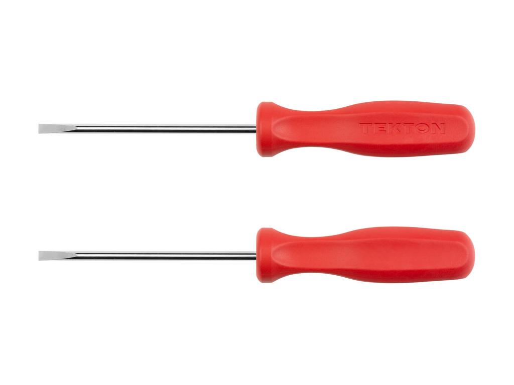 3/16 Inch Slotted Hard Handle Screwdriver | DSE31188 | TEKTON