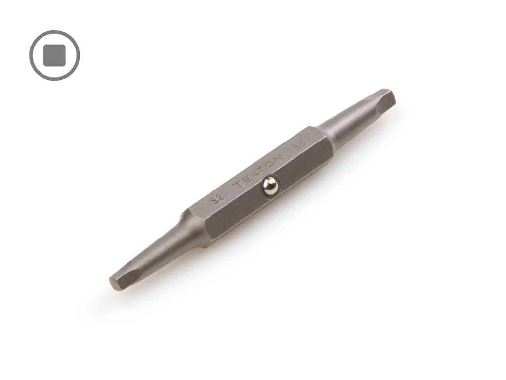 S2 x S3 Square Bit (5/16 in. shank) | TEKTON Multi-Bit Drivers