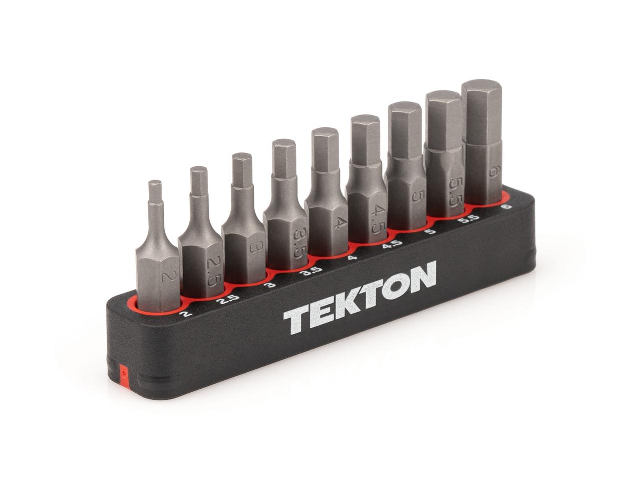 9-Piece 1/4 Inch Hex Bit Set (Inch) | TEKTON | DZX93002 9-Piece 1/4 Inch Hex Bit Set (Inch) | TEKTON | DZX93002