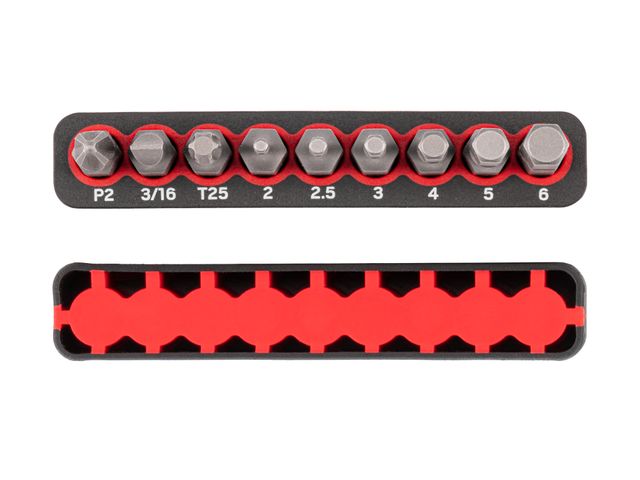 9-Piece 1/4 Inch Bicycle Bit Set | TEKTON