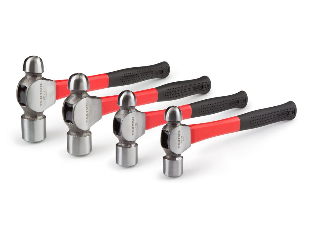 Ball Peen Hammer Set (4-Piece) | HBP95002 | TEKTON®