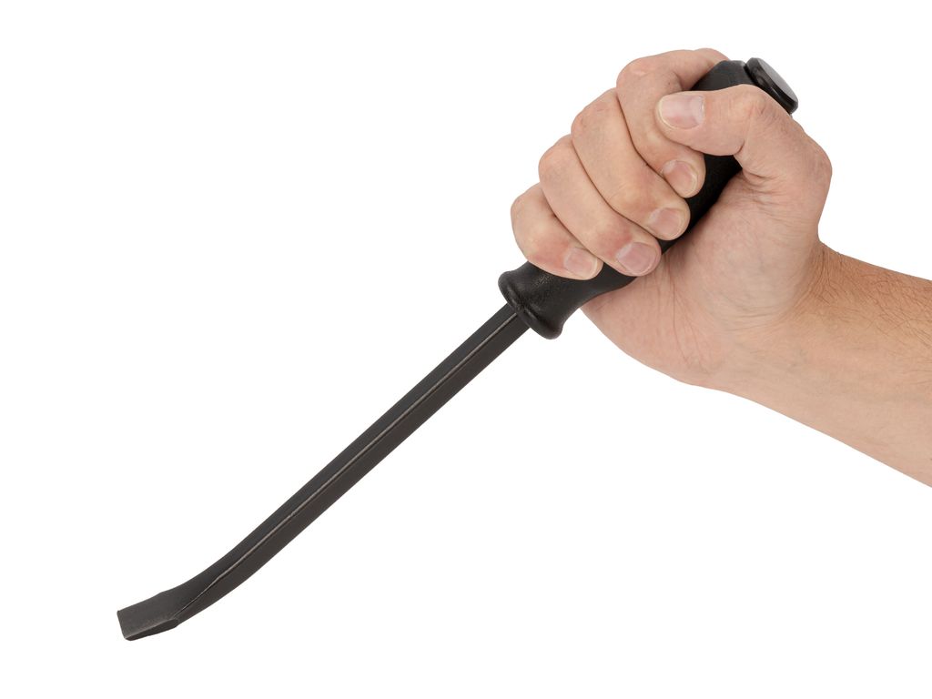 12 Inch Angled End Handled Pry Bar | TEKTON | LSQ42012