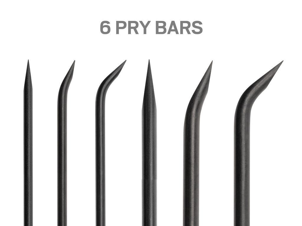 Pick, Hook, and Mini Pry Bar Set (25-Piece) | TEKTON | Made in USA