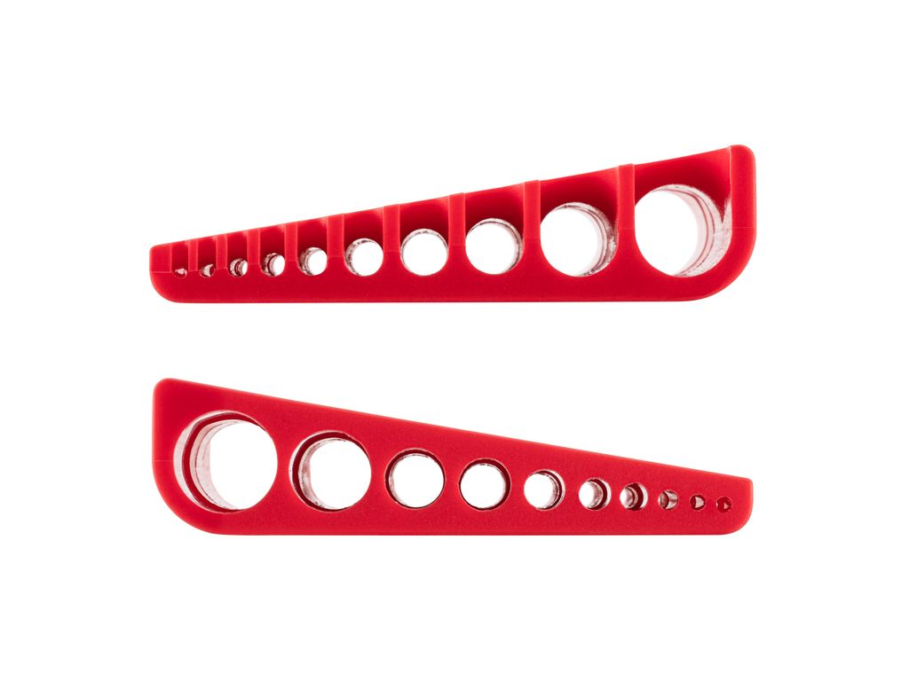 10-Tool Hex Key Holder (Red) | TEKTON | OKH32102