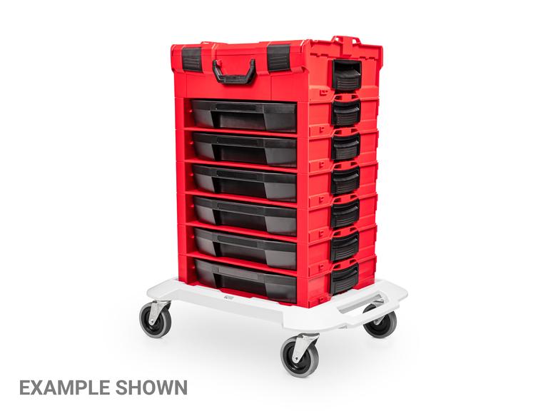 Open Top Drawer in Stacking Drawer Rack | TEKTON