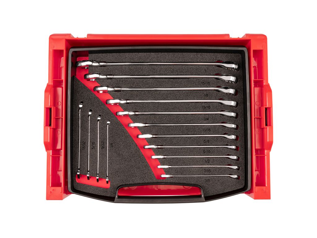 248-Piece Tool Set in Modular Stacking Tool Cart with Foam | TEKTON