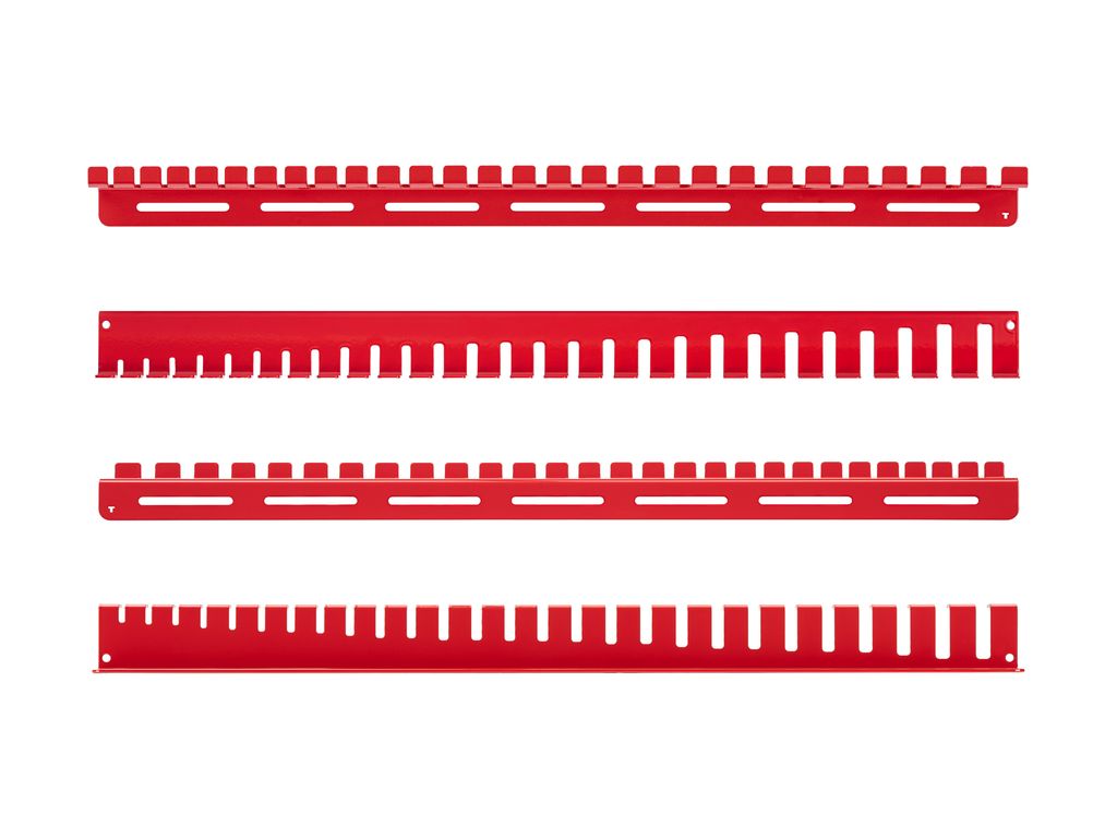 27-Tool Combination Wrench Wall Hanger (Red) | TEKTON | OWH11227