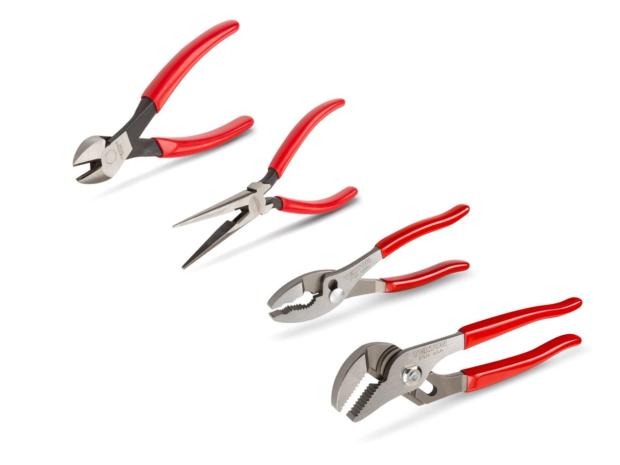 Gripping and Cutting Pliers Set (4-Piece) | PLR99022 | TEKTON®