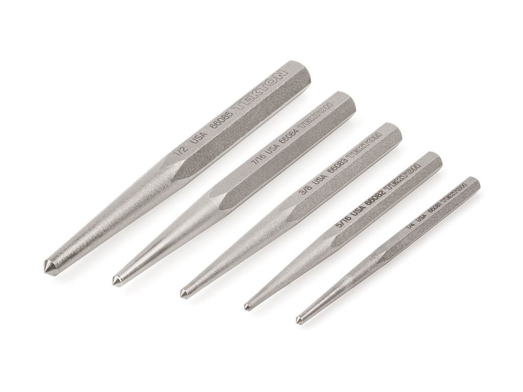 5-Piece Center Punch Set | TEKTON | Made in USA