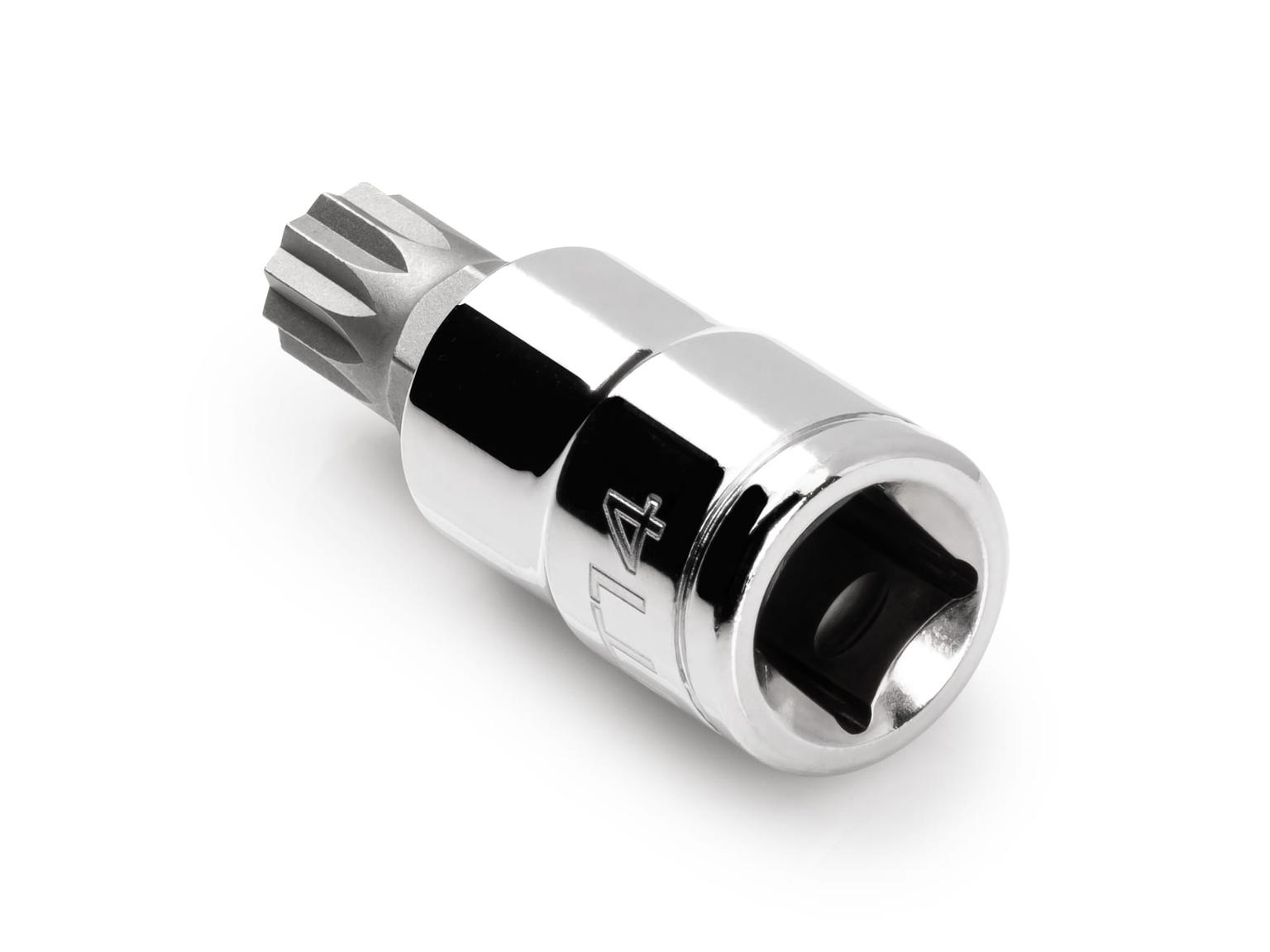 1 2 Inch Drive X Mt14 Tamper Resistant Triple Square Bit Socket Tekton