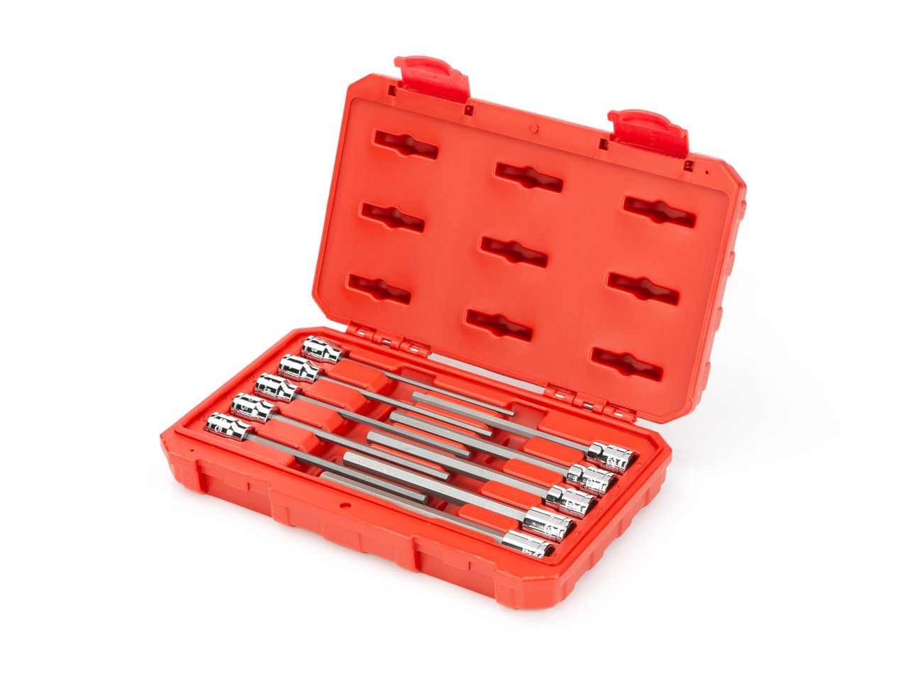 3/8 Inch Drive Long Hex Bit Socket Set (10-Piece) | TEKTON | SHB91302