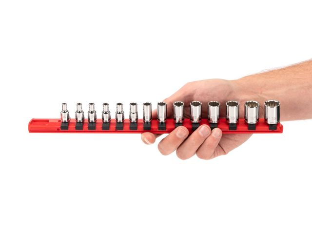 14-Piece 1/4 Inch Drive 12-Point Socket Set | TEKTON