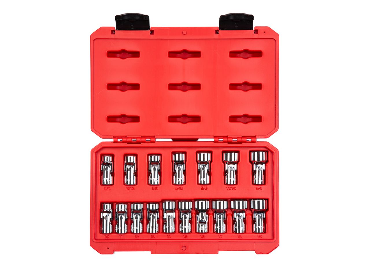 17-Piece 3/8 Inch Drive Universal Joint Socket Set in Case | TEKTON