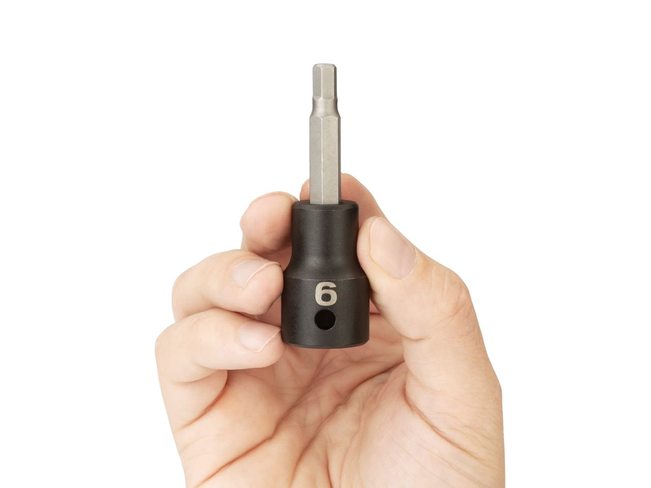1/2 Inch Drive x 6 mm Hex Impact Bit Socket | TEKTON | SIB23206