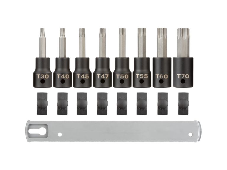 1/2 Inch Drive Torx Impact Bit Socket Set (T30–T70) | TEKTON