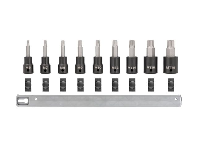 1/2 in Drive Triple Square Impact Bit Socket Set (9-Piece) | TEKTON ...