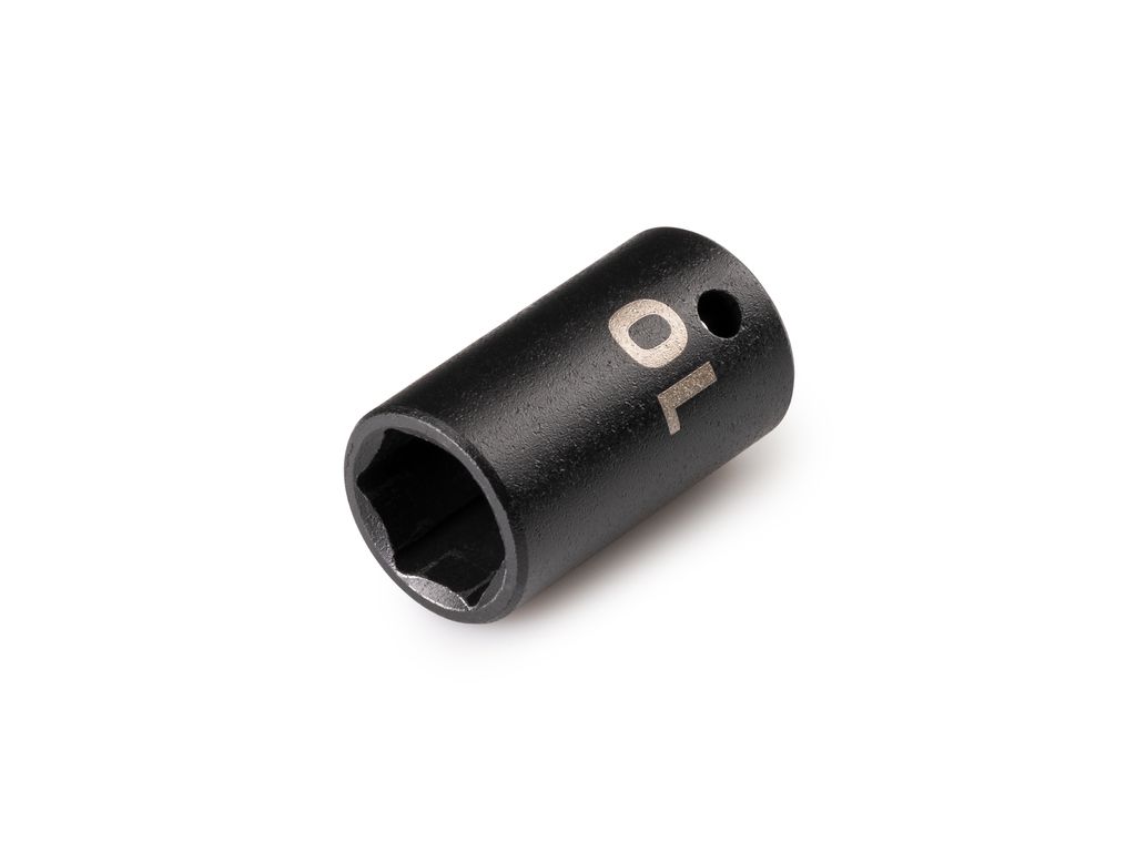 1/4 Inch Drive x 10 mm 6-Point Impact Socket | TEKTON
