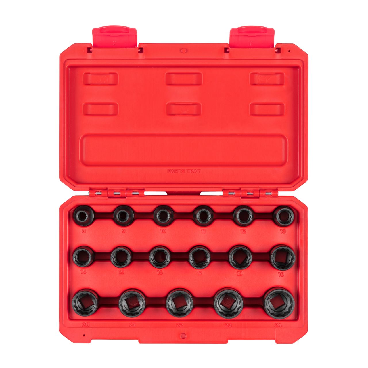 1/2 Inch Drive 12-Point Impact Socket Set (17-Piece) | SID92338 | TEKTON