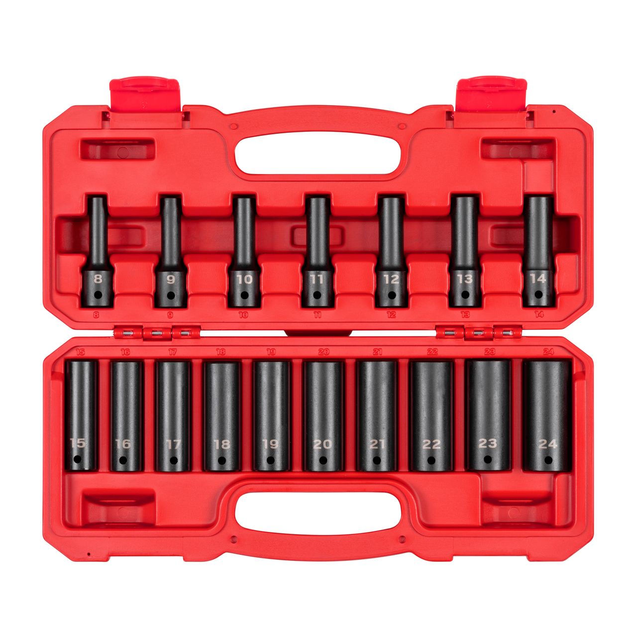 17-Piece 1/2 Inch Drive Impact Socket Set | TEKTON | SID92339