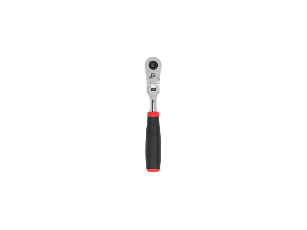 1/4 Inch Drive x 6 Inch Flex Head Quick-Release Comfort Grip Ratchet ...