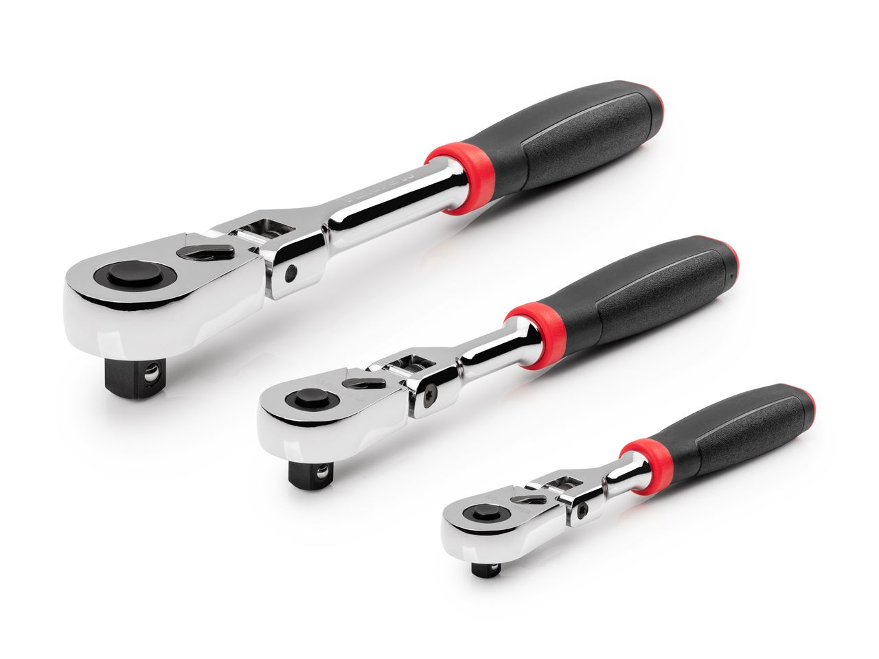 3-Piece Flex Quick-Release Comfort Grip Ratchet Set | TEKTON