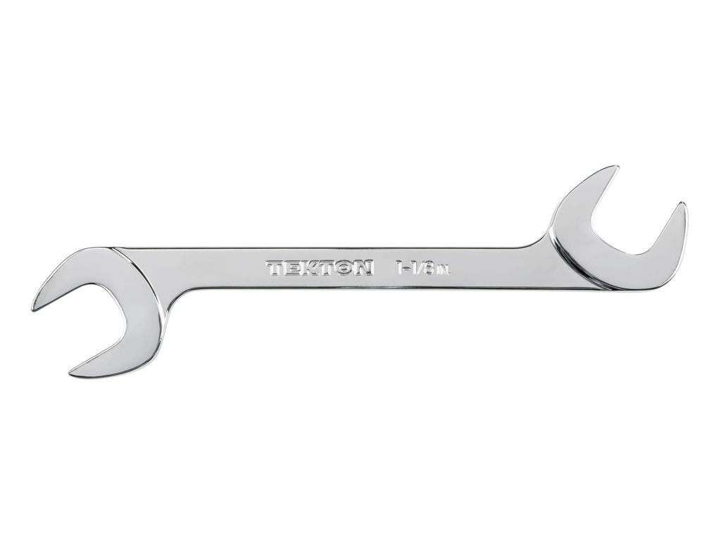 1-1/8 Inch Angle Head Open End Wrench | TEKTON