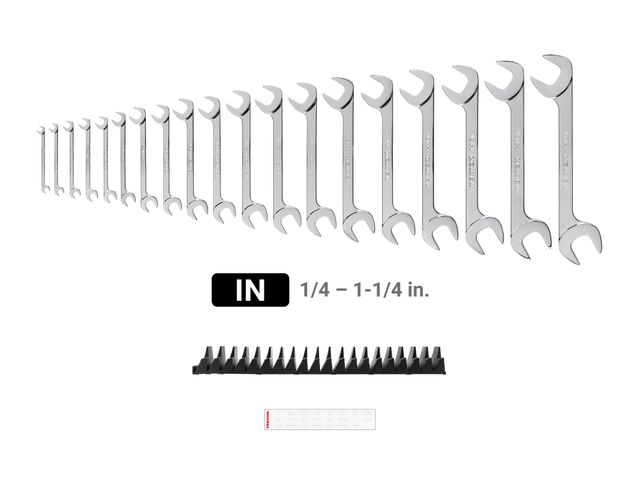 19-Piece Angle Wrench Set with Organizer | TEKTON | Made in USA