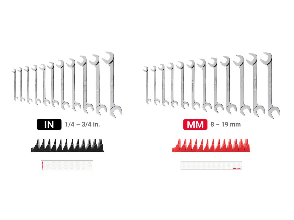 23-Piece Angle Wrench Set with Organizer | TEKTON | Made in USA