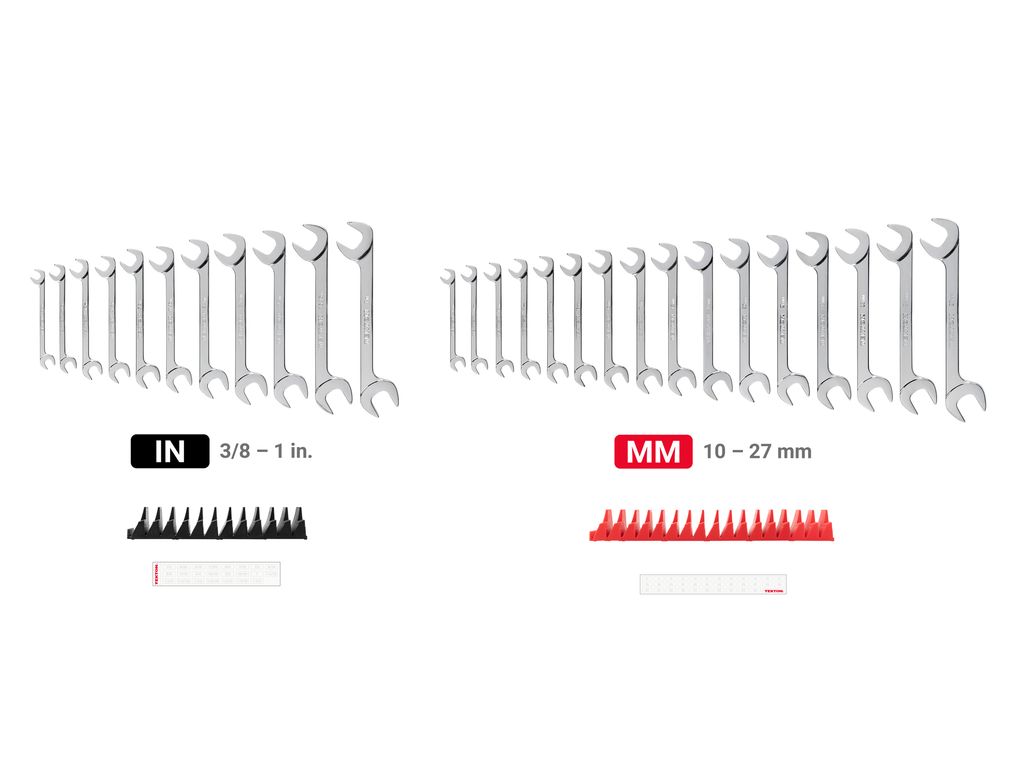 27-Piece Angle Wrench Set with Organizer | TEKTON | Made in USA