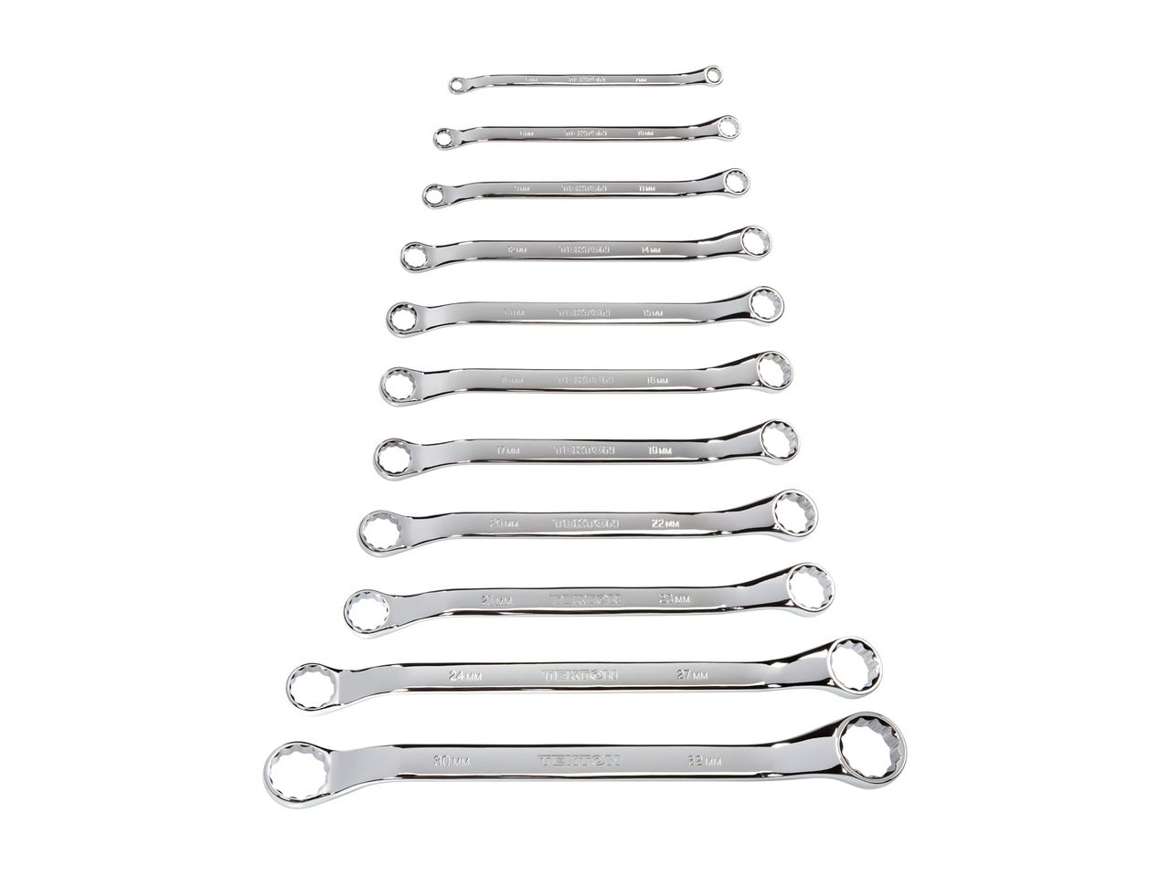 11-Piece 45-Degree Offset Box End Wrench Set | TEKTON