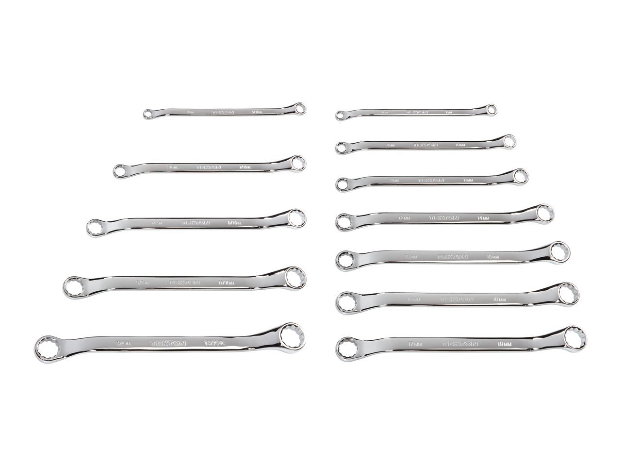 12-Piece 45-Degree Offset Box End Wrench Set | TEKTON