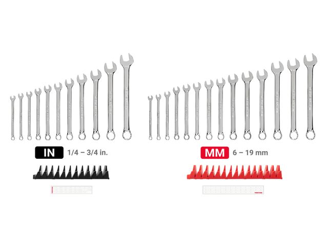 25-Piece Wrench Set with Wrench Organizer | TEKTON