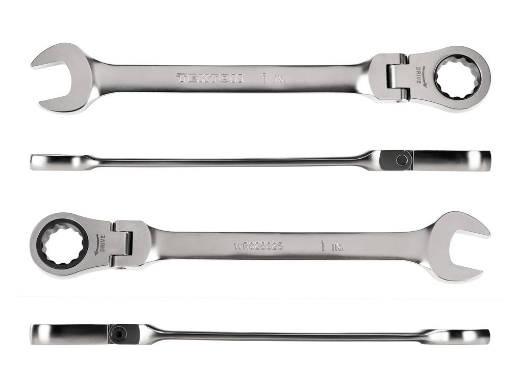 1 Inch Flex Head Ratcheting Combination Wrench | TEKTON