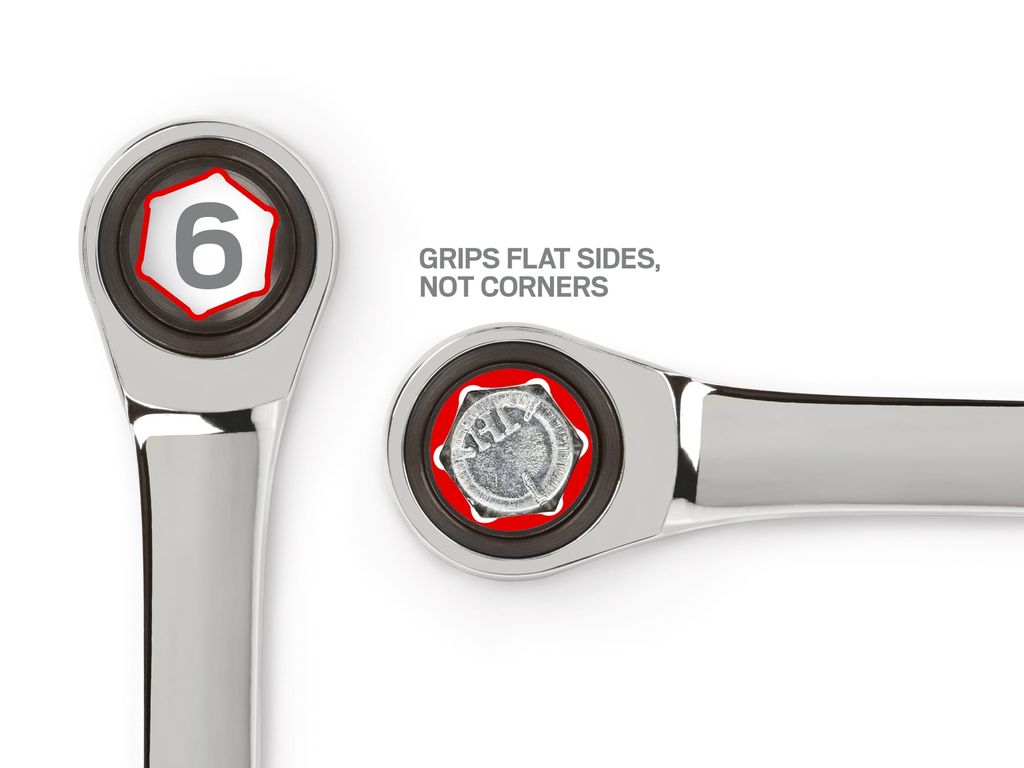 15/16 Inch Ratcheting 6-Point Combination Wrench | TEKTON | WRN53017