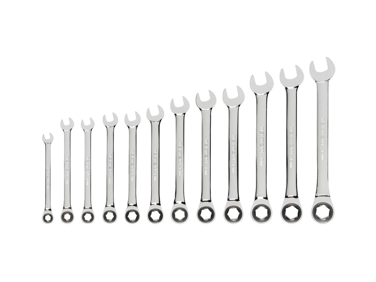 Ratcheting Combination Wrench Set (12-Piece) | TEKTON | WRN53160