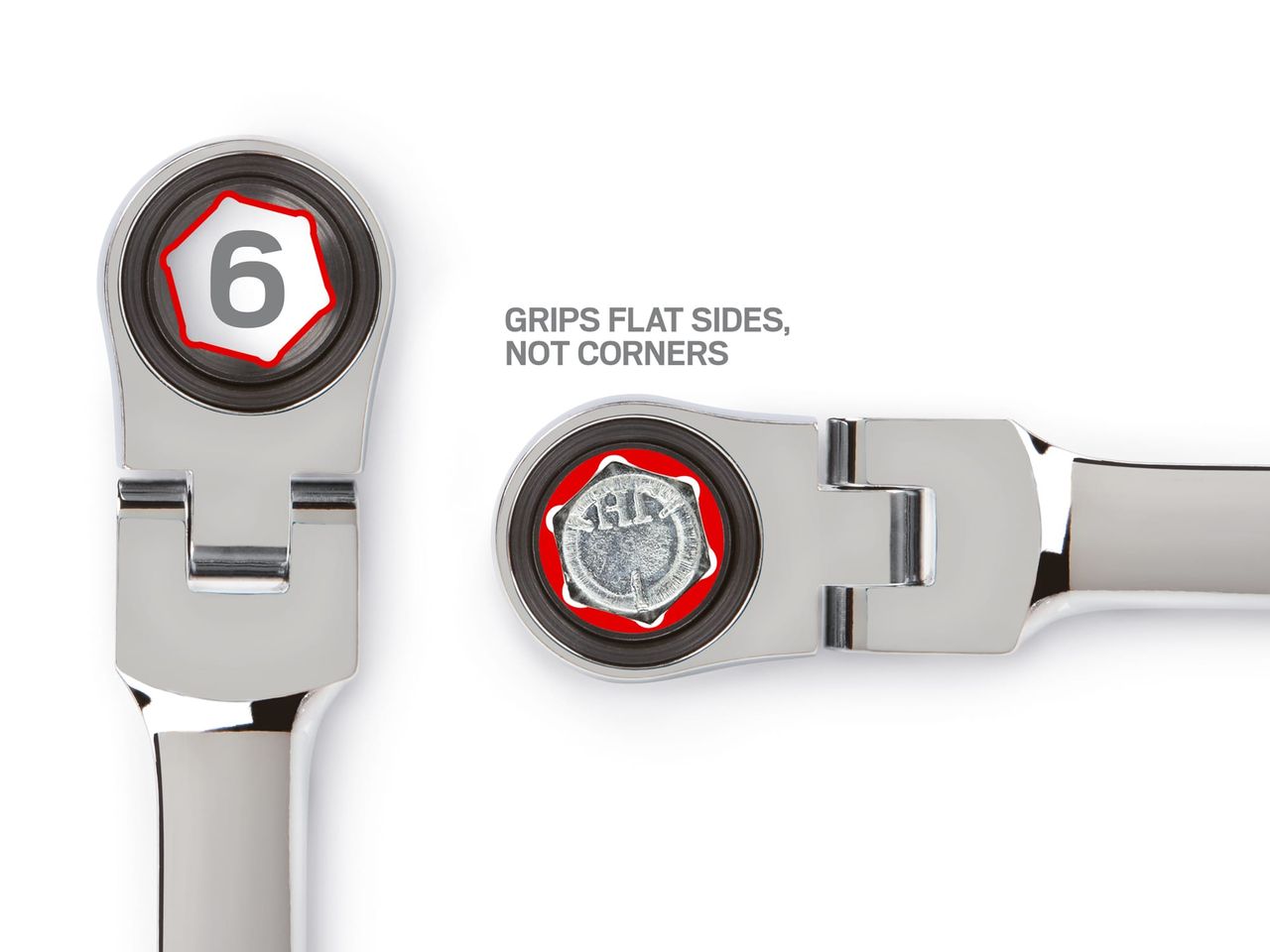 6 mm Flex Ratcheting 6-Point Combination Wrench | TEKTON