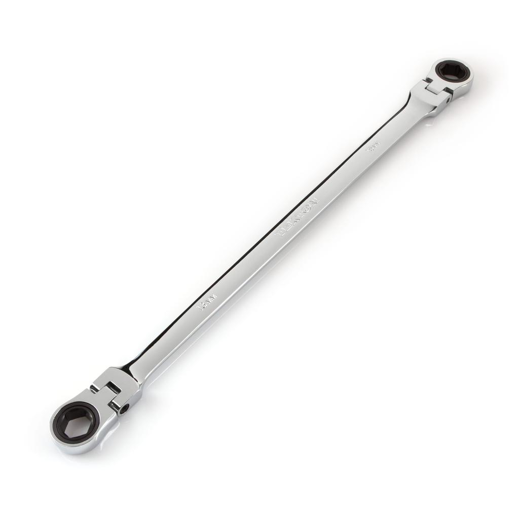 13 x 15 mm Long Flex Ratcheting 6-Point Box End Wrench | TEKTON | WRN77109