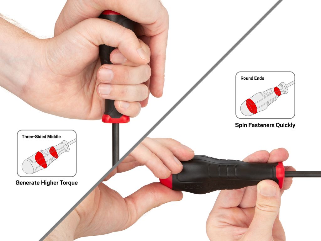 High-Torque Screwdriver Set (#0-#2, 1/8-1/4 in.) | TEKTON