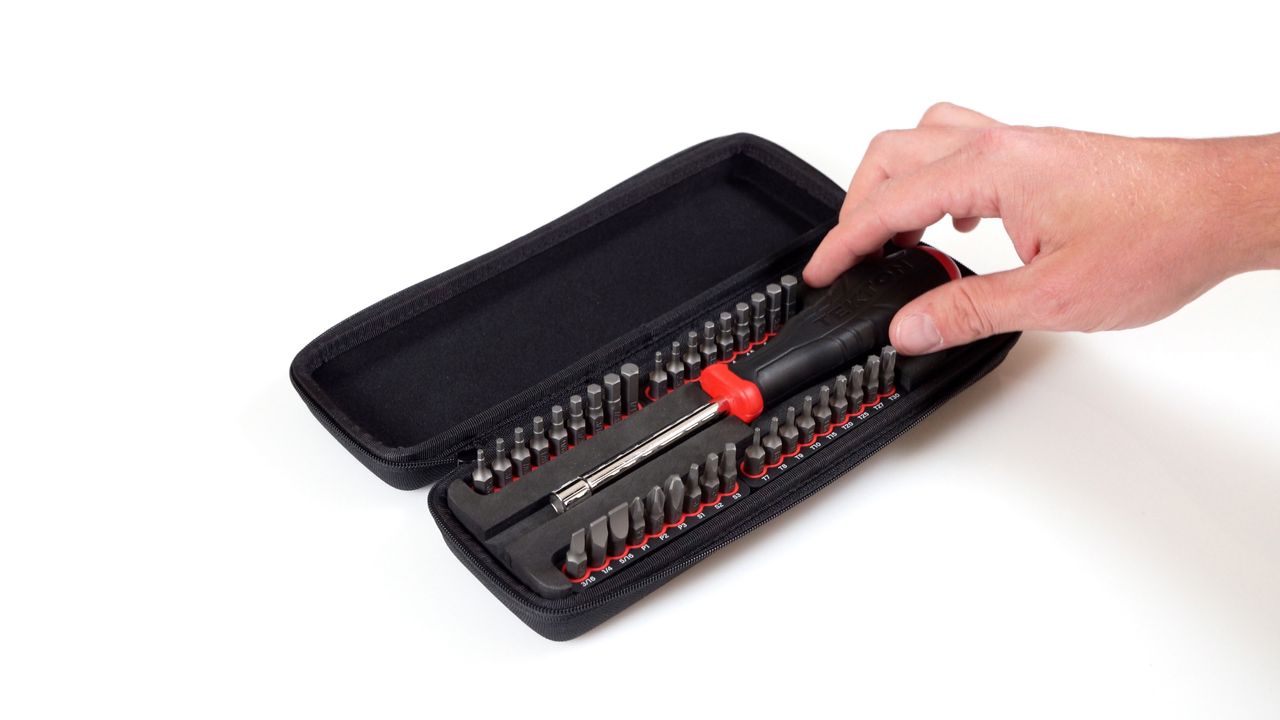 37-Piece 1/4 Inch High-Torque Driver and Bit Set with Case) | TEKTON